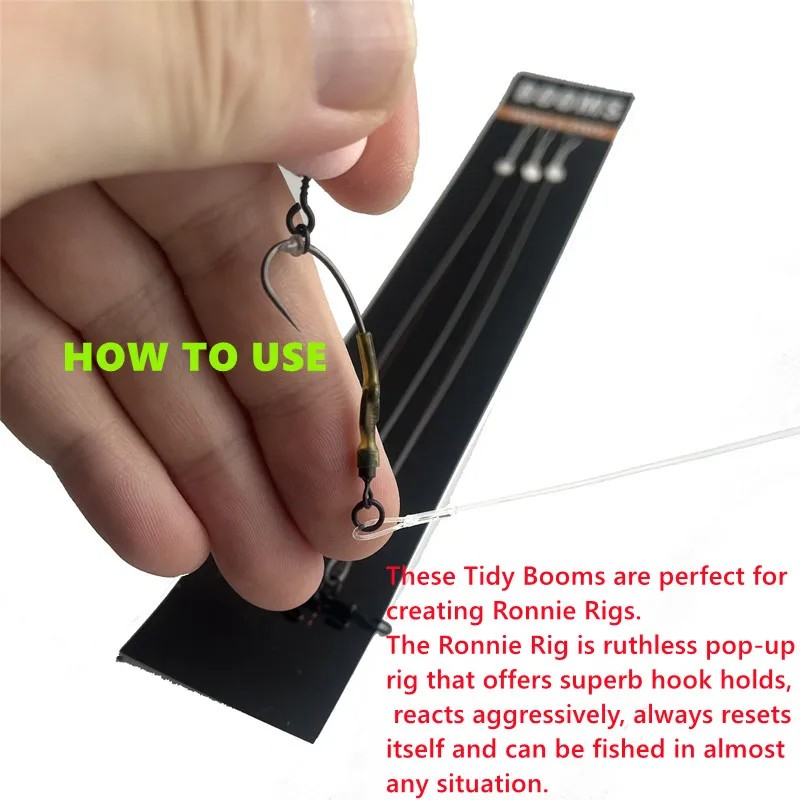 Carp Fishing Tidy Booms With Spinner Swivels For Ronnie Rigs | eBay UK