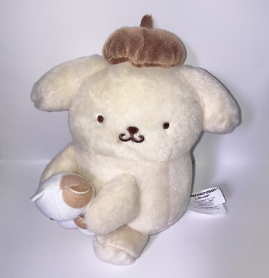 Pompompurin Sanrio Plush with Muffin 6.5" 2023 Stuffed Animal Toy | eBay