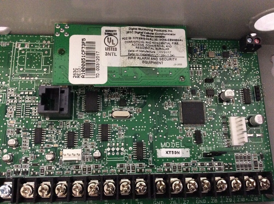 DMP XT50N Alarm System Panel Board 263C Cell Cellular Communicator Dialer XT50 | eBay