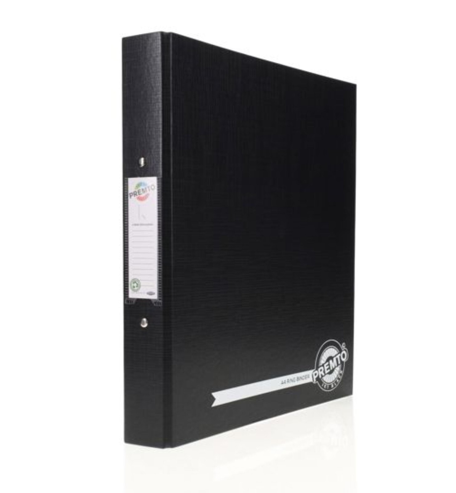 Ring Binder A4 Jet Black High Quality Strong 2 Ring File Document ...