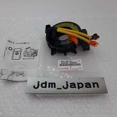 TOYOTA 84306-60080 Clock Spring Spiral Cable Sub-Assy 4Runner Genuine ...