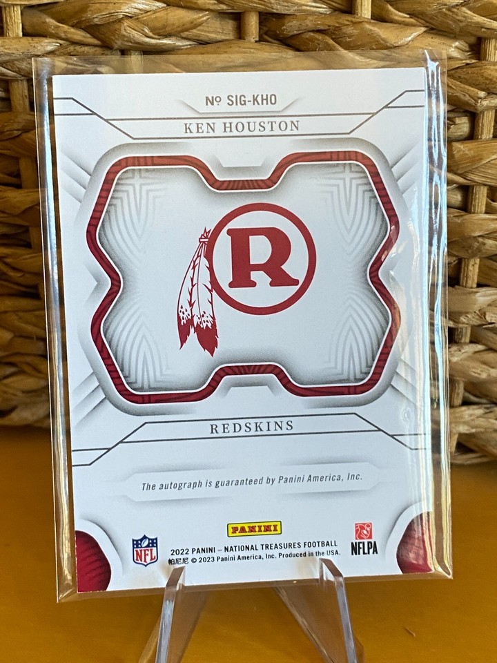 R1291 2022 National Treasures Signatures Autograph 92 Darrell Green ...