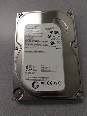 Seagate Barracuda ST3250318AS 250GB 7200RPM 3.5" SATA Hard Drive Used ...