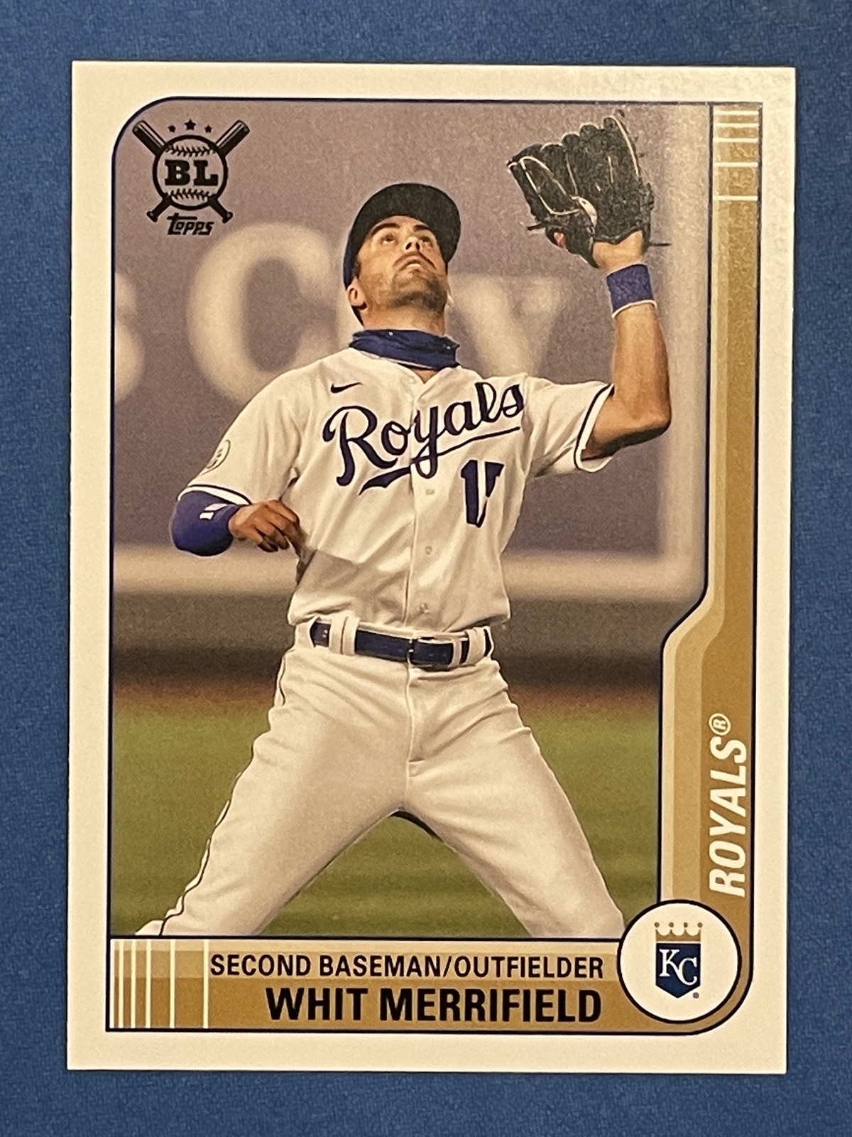 Whit Merrifield 2021 Topps Big League Base Card #87 Kansas City Royals ...