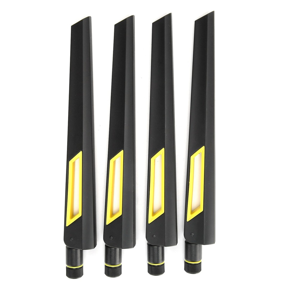 4x Router Antenna For RTAX88U AX6000 2.4G/5G DualBand 10dB SMA Network ...
