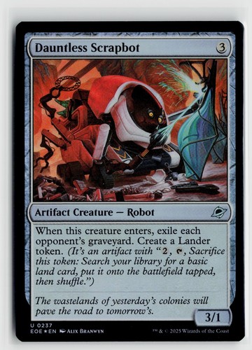 MTG Edge Of Eternities Dauntless Scrapbot Foil x1 NM | eBay
