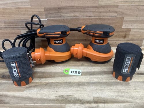 LOT OF 2 RIDGID 5in 120V Random Orbit Sander (R2601) C29 648846050089| eBay