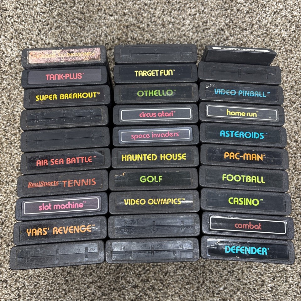 Atari 2600 System Bundle with Console, 30 Games, Joystick, Paddles, and ...