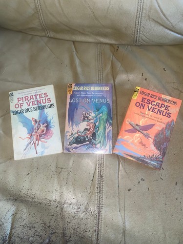 Edgar Rice Burroughs-Escape on Venus, Pirates of Venus & Lost on Venus ...