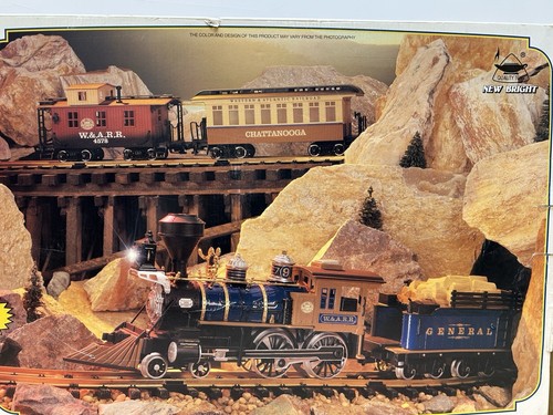 Electric Train Set by New Bright Model No. 376 Big Scale Set RARE ...