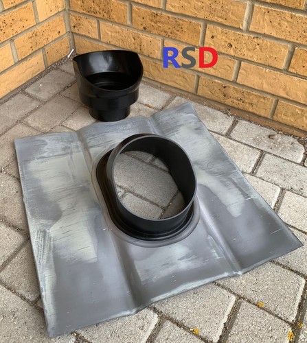 Ideal Universal Pitched Roof Weather Collar - Black for sale online | eBay