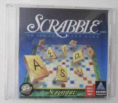 SCRABBLE; CD-ROM Crossword Game (1997) Hasbro Interactive Video Game ...