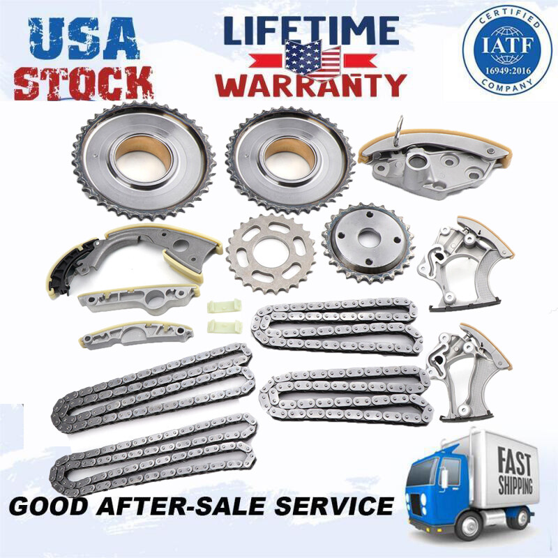 Timing Chain Kit w/ Gears For A6 C7 A7 A8 Q5 Q7 S5 3.0T V6 AUDI 12-16 ...