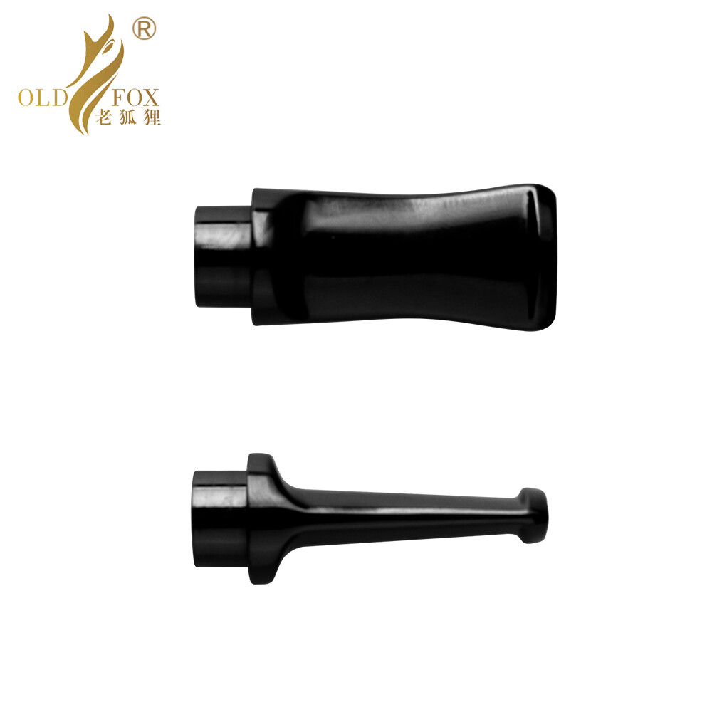 2pcs 9mm Acrylic Pipe Stem Straight Mouthpiece Replacement For Tobacco ...