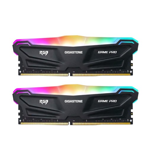 【DDR4 RAM】Gigastone Black RGB Game PRO Desktop RAM 32GB(2x16GB) DDR4 ...