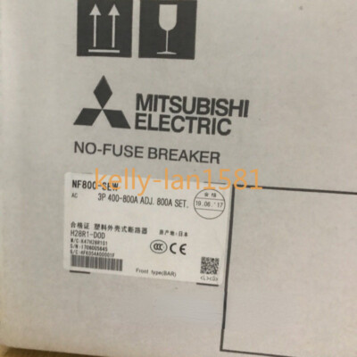100% Test 1pcs New Mitsubishi Circuit Breaker NF800-SEW 3P 400-800A ...