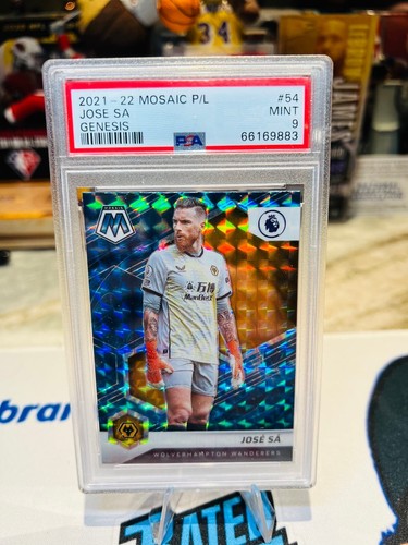 2021-22 Panini Mosaic Premier League - Jose Sa #54 Genesis Mosaic Prizm ...