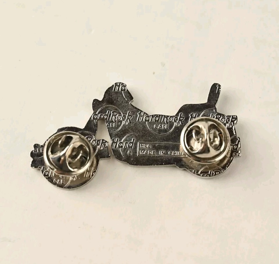 Hard Rock Cafe SINGAPORE Pin Harley Davidson HRC Logo Red Motorcycle ...