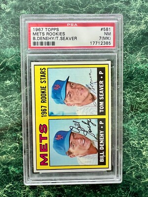 1967 Topps #581 Mets Rookie Stars Tom Seaver Rookie PSA 7 NM | eBay