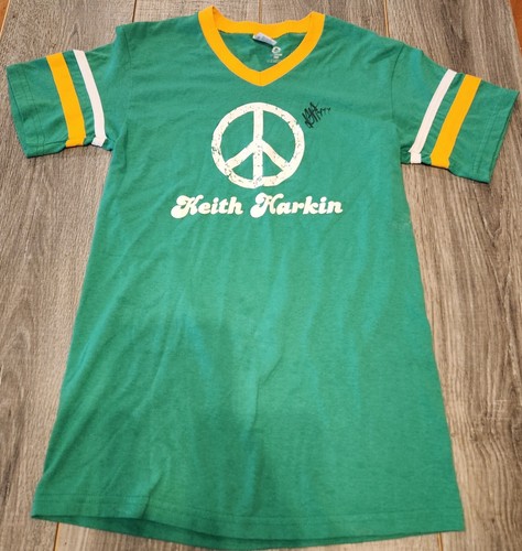 Keither Harkin Signed Tee Size Small Adult Ink Brand | eBay