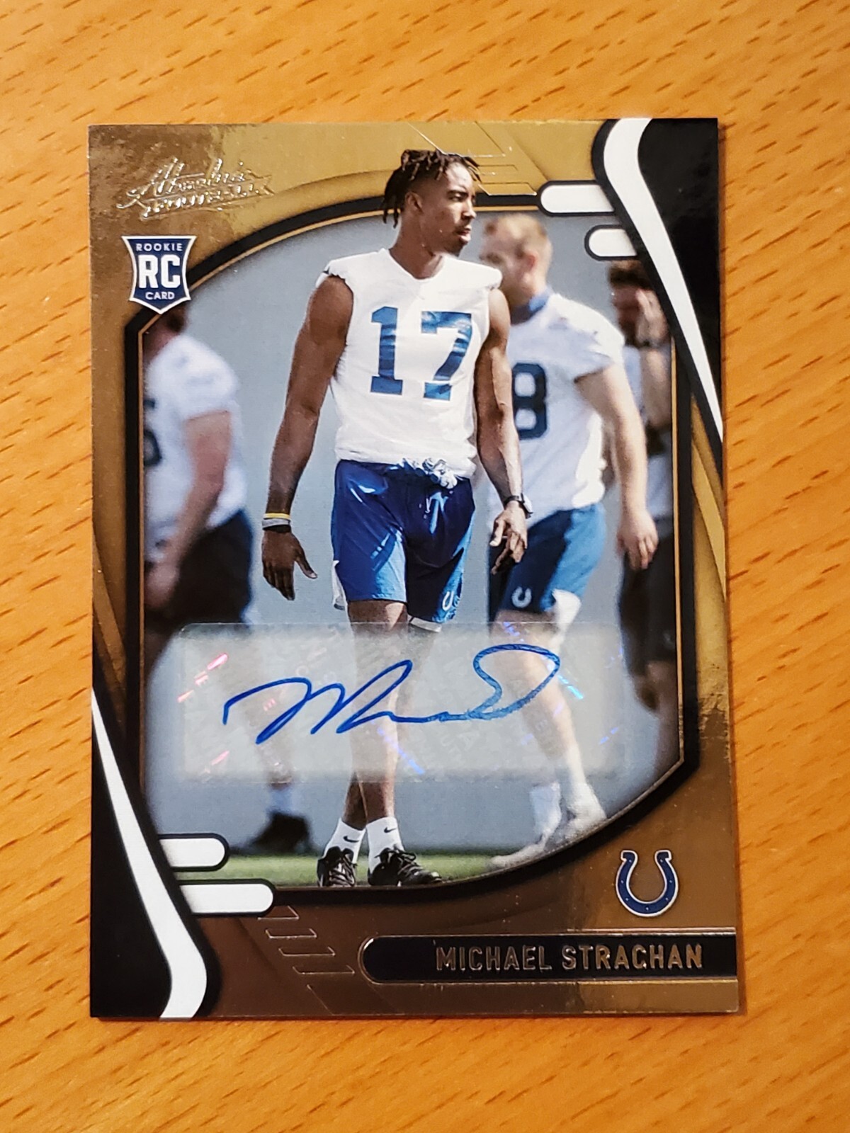 2021 Absolute Auto Rookies #188 Mike Strachan Charleston Colts WR | eBay