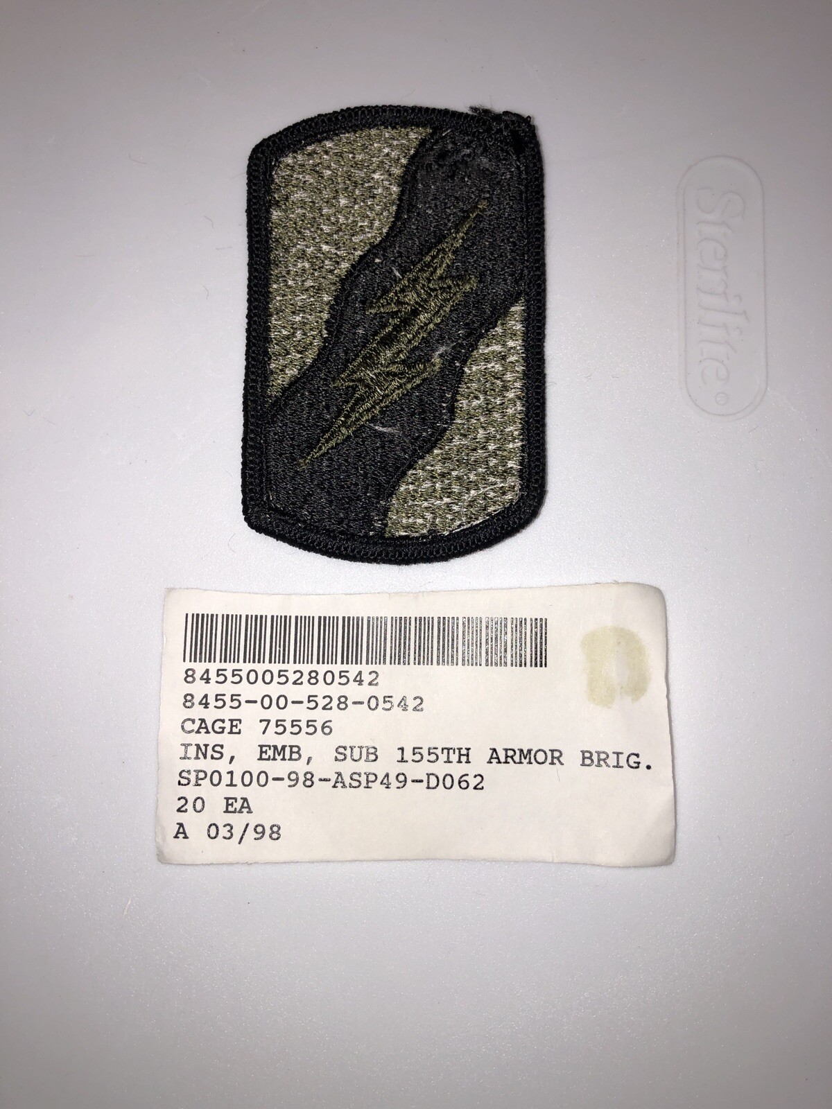 155th Armor Brigade Subdued U.S. Army Shoulder Patch Insignia | eBay