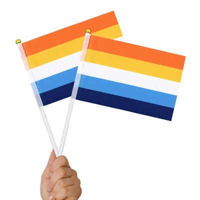2-Pack AROACE Pride Mini Flags - Aromantic/Asexual Hand Held Miniature ...