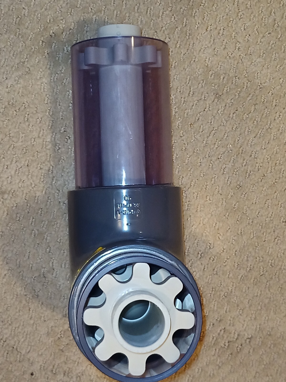 +GF+ Double Containment Piping Elbow. 40mm PP inner : 90mm clear PVC ...