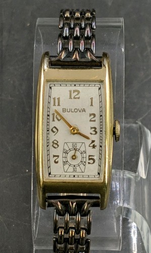 1930s Bulova Minute Man, 7AP 10k RGP Mens Curvex Style 17 Jewels NY ...