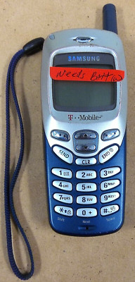 Samsung SGH-R225 / R225M - Blue and Silver ( T-Mobile ) Rare Phone ...