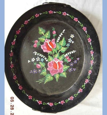 Toleware - Tole Tray Pink