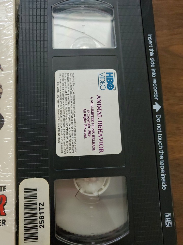 Animal Behavior VHS Karen Allen Holly Hunter & Chimp 1989 Comedy ...