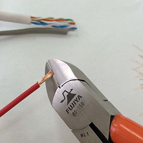 FUJIYA Nippers 60-150 Micro Small Wire Side Cutters 150mm No spring ...