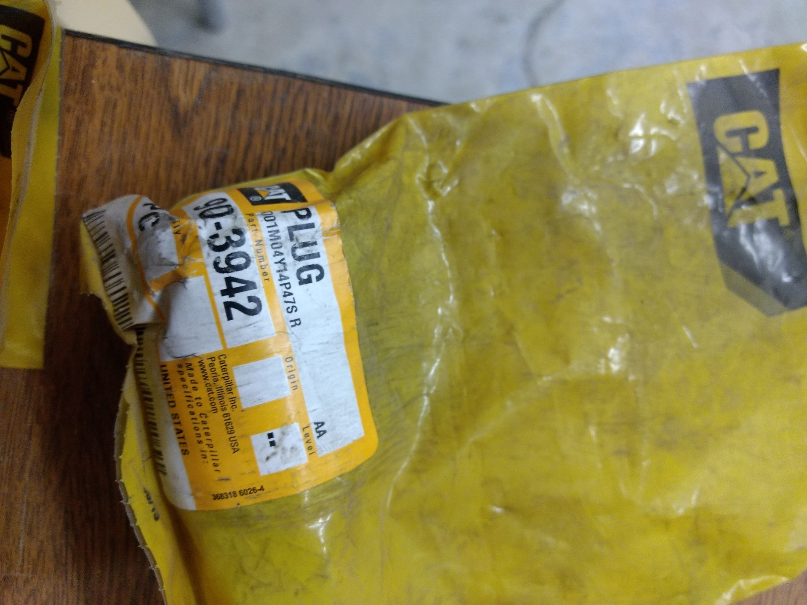 CATERPILLAR PLUG 9D3942 CAT 9D-3942 | eBay