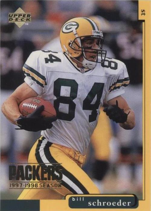 1998 Upper Deck Green Bay Packers - 1997-98 Season Bill Schroeder #GB43 ...