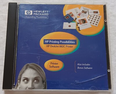 HP Deskjet 882C Printing Possibilities Printer Software CD Windows 95 ...