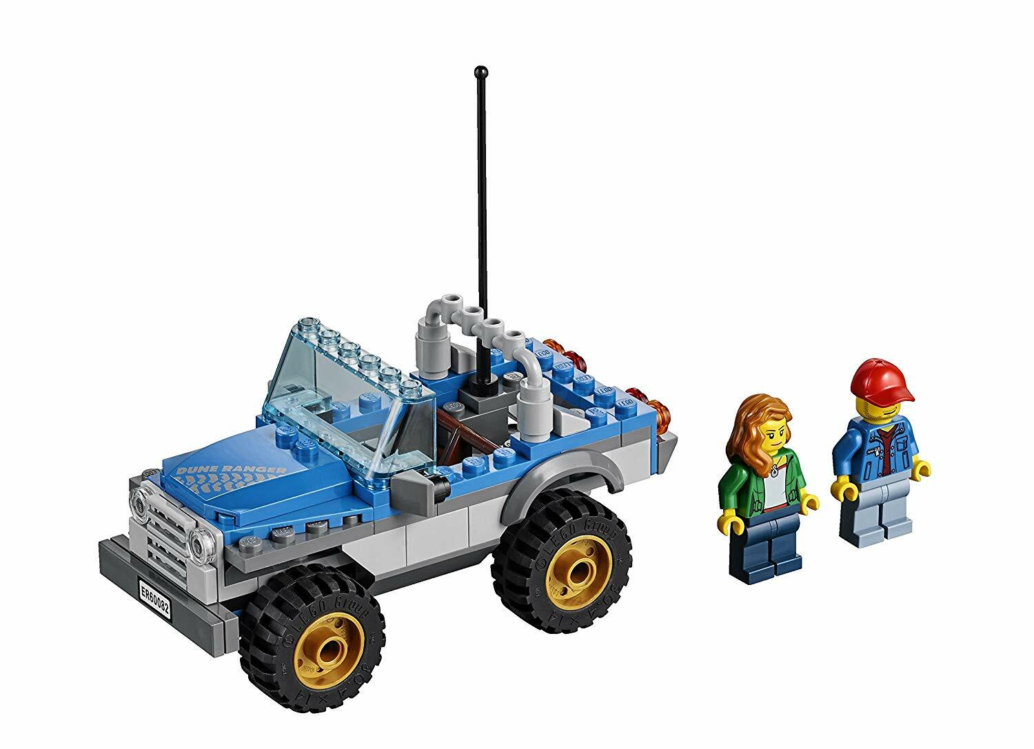Lego City Town 60082 City Great Vehicles DUNE BUGGY TRAILER Truck ramp ...