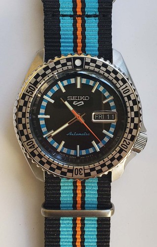 SEIKO SRPK67 Limited Edition Made in Japan SKX 5KX SRPD Checkered Flag ...