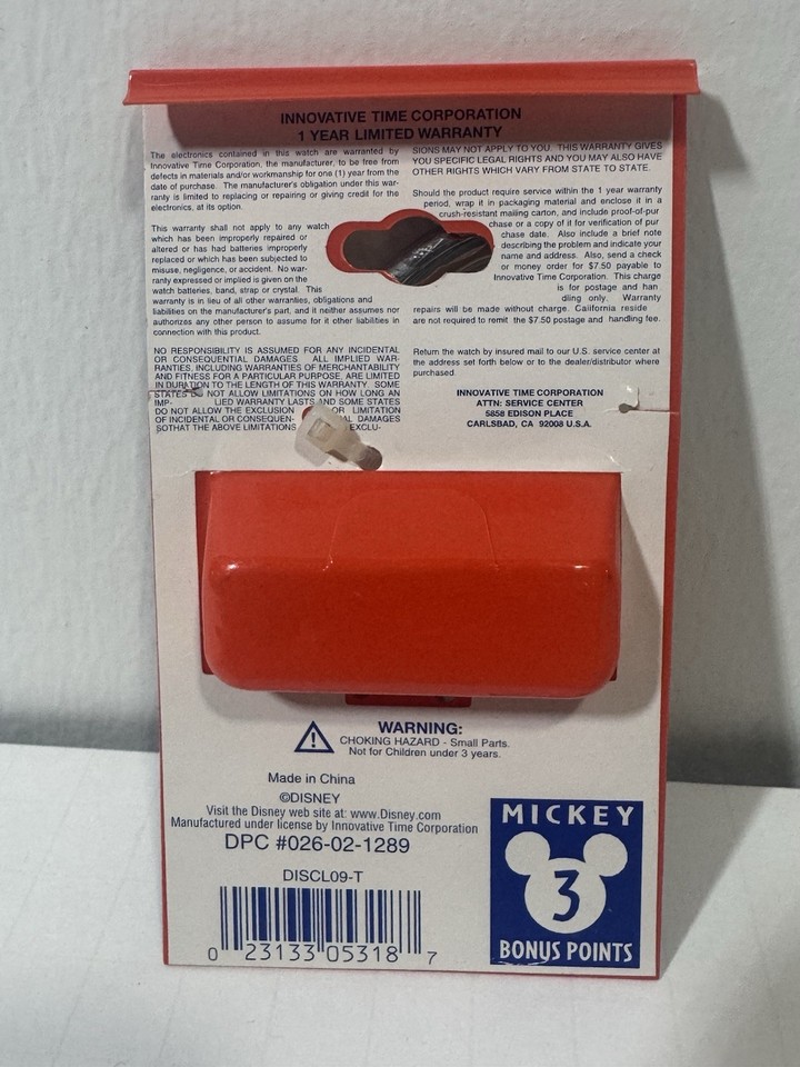 Mickey Mouse For Kids Disney Clip It Watch | eBay