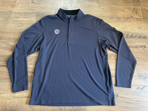 Nike LA Clippers Pullover Quarter Zip Dri-Fit Standard Fit Gray Size XL ...