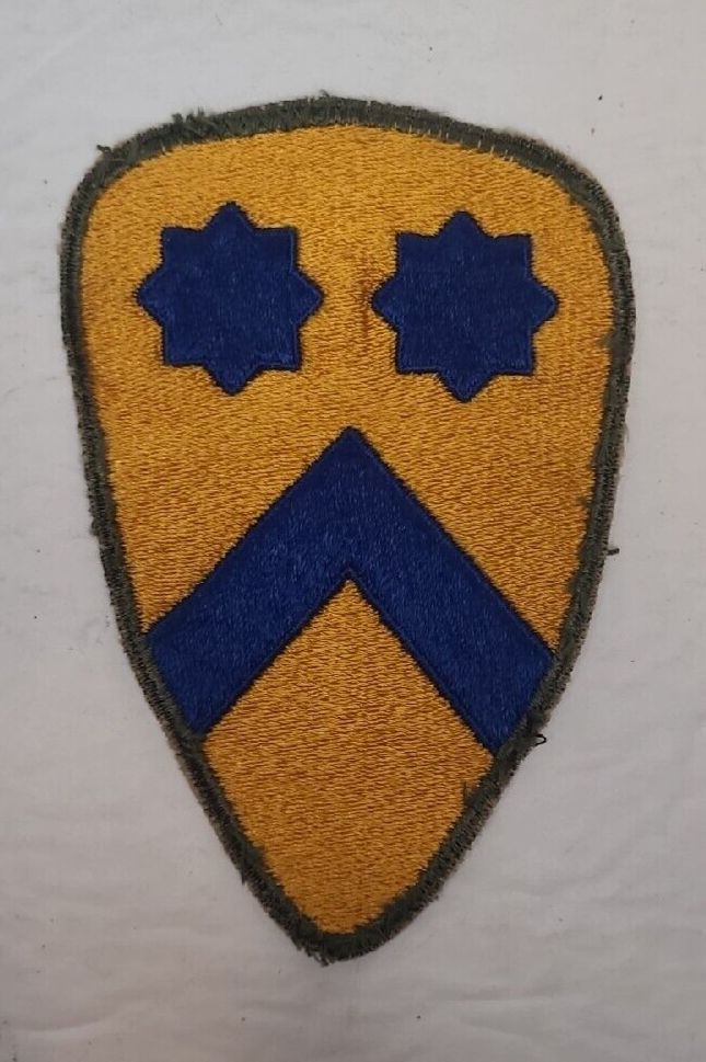 Original WW2 US Army 2nd Cavalry Division Patch Off Uniform - 3.5 by 5 ...