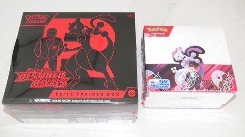 Destined Rivals Booster Box 36 Packs + Elite Trainer Box ETB In Hand ...