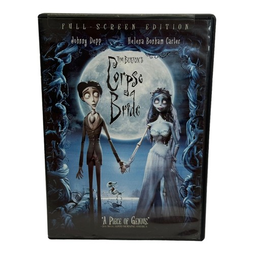Tim Burtons Corpse Bride (DVD, 2005 WB) Johnny Depp) Full Frame Musical ...
