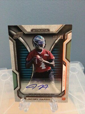2012 Topps Strata Green 11/50 Jacory Harris #RA-JH Rookie Auto NM RC ...