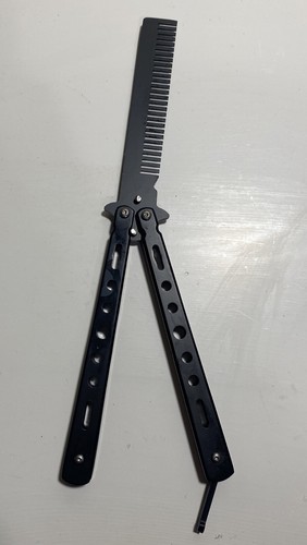 Benchmade BENCH MADE Practice Butterfly Comb Knife trainer tool - Black ...