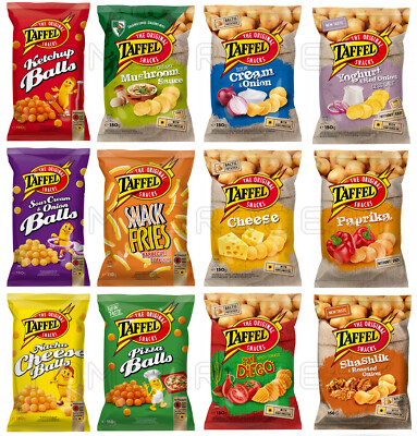 TAFFEL Potato Chips Variety Popular European Snacks Crisps New Flavors ...
