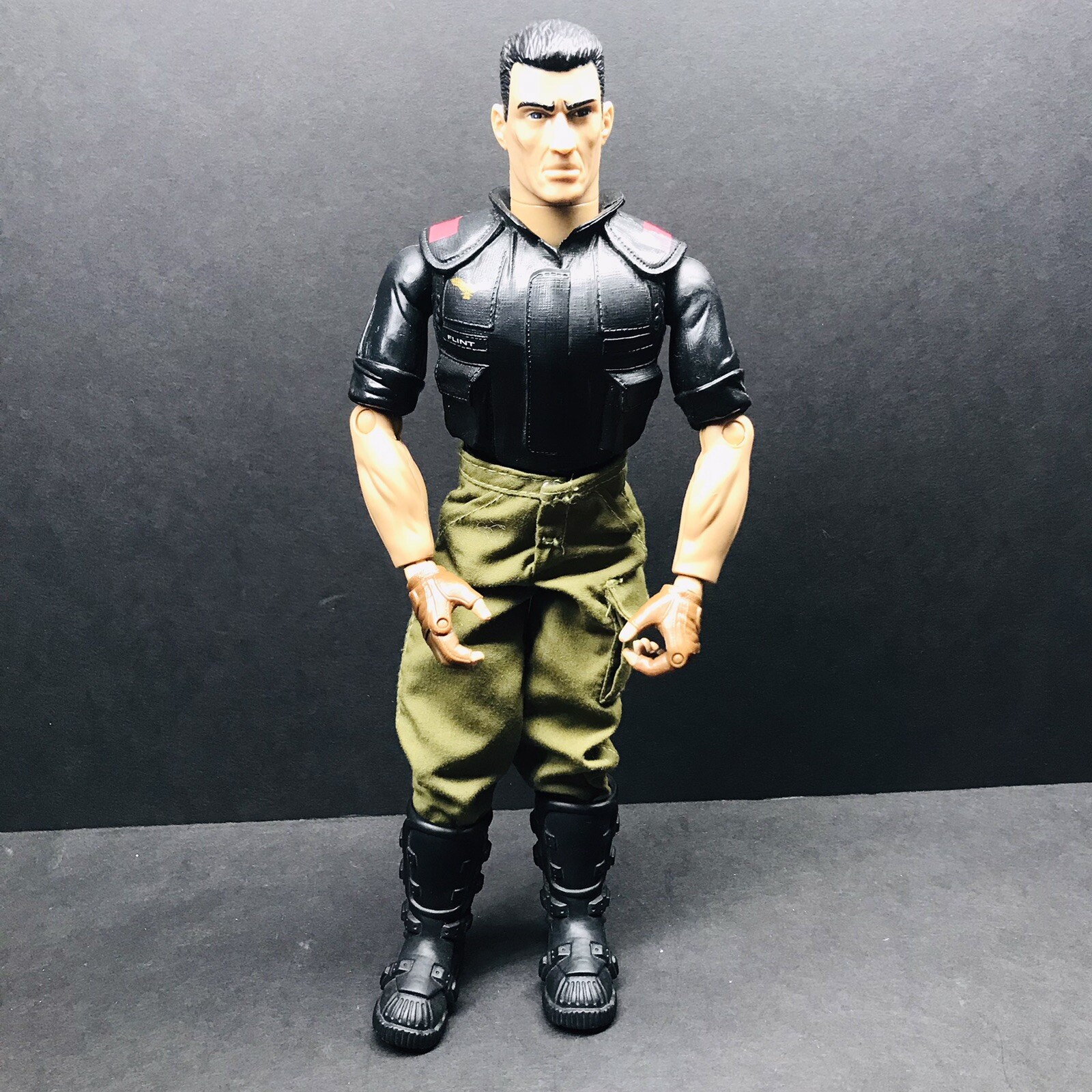 Hasbro 12" GI Joe Code Name Flint Warrant Officer Figure Only no ...