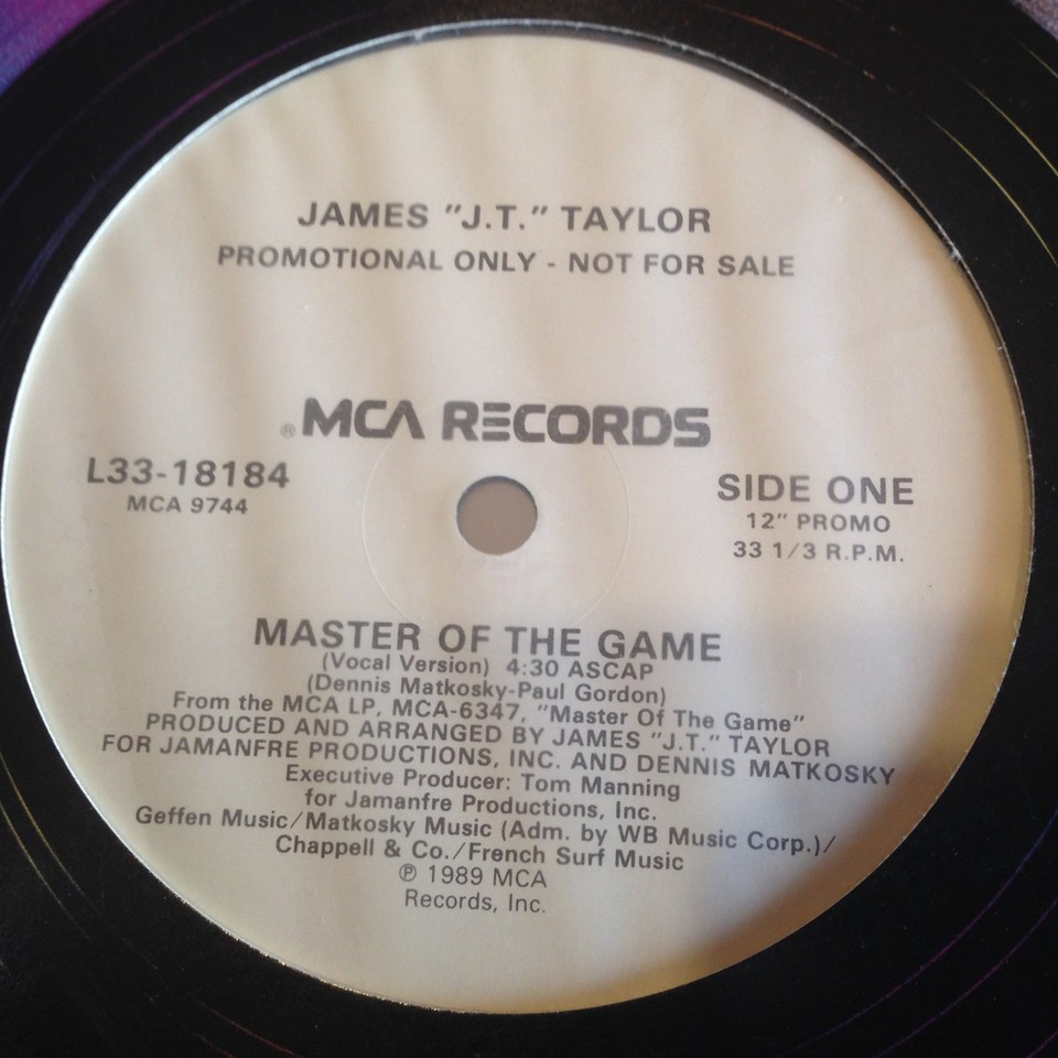 [SOUL/FUNK]~NM 12"~JAMES J.T TAYLOR~Master Of The Game~[x3]~Sister Rosa ...
