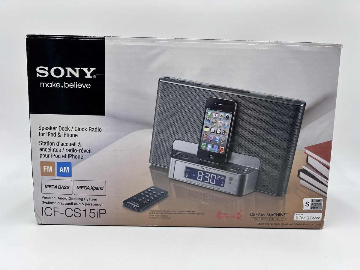 Sony Clock Radio Docking Station My New Purchases – Sony Dock And