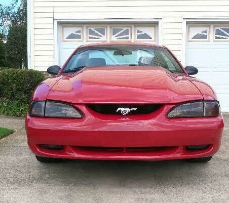 1994-1995 FORD MUSTANG RADIATOR COVER OEM DECAL 5.0L SN95 PONY SALE! | eBay